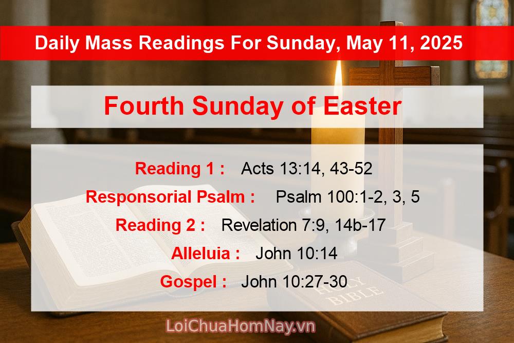 Daily Mass Readings For Sunday, May 11, 2025 (Readings, Gospel, and ...